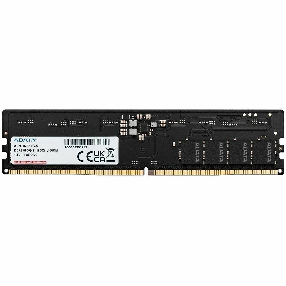 Оперативная память ADATA, DDR5, 16GB (1x16GB), 5600MHz, DIMM, CL46