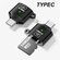Картридер USB Type-C/USB A для SD/Micro SD/TF карт TYPEC