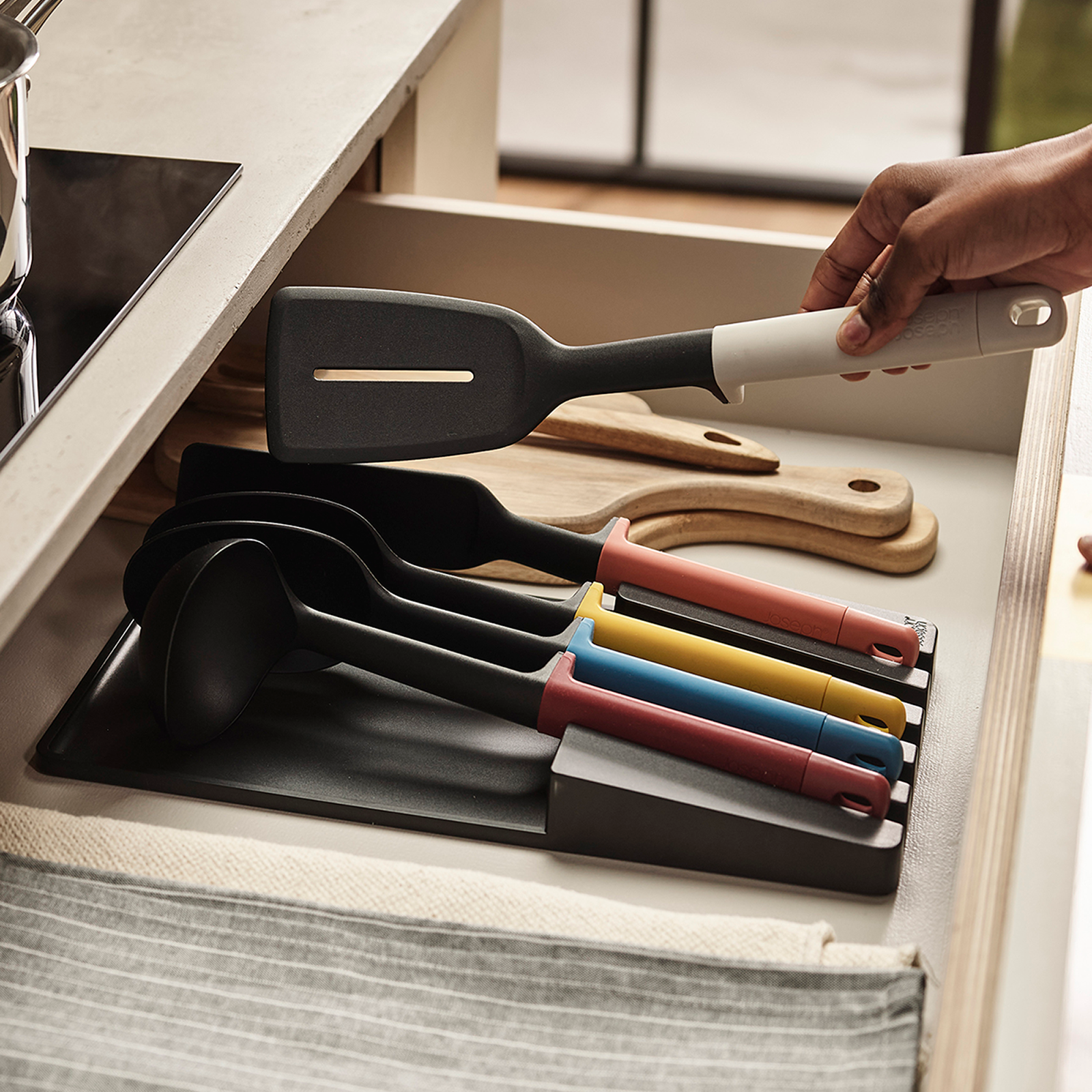 Набор кухонных инструментов Joseph Joseph Elevate In-Drawer, разноцветный
