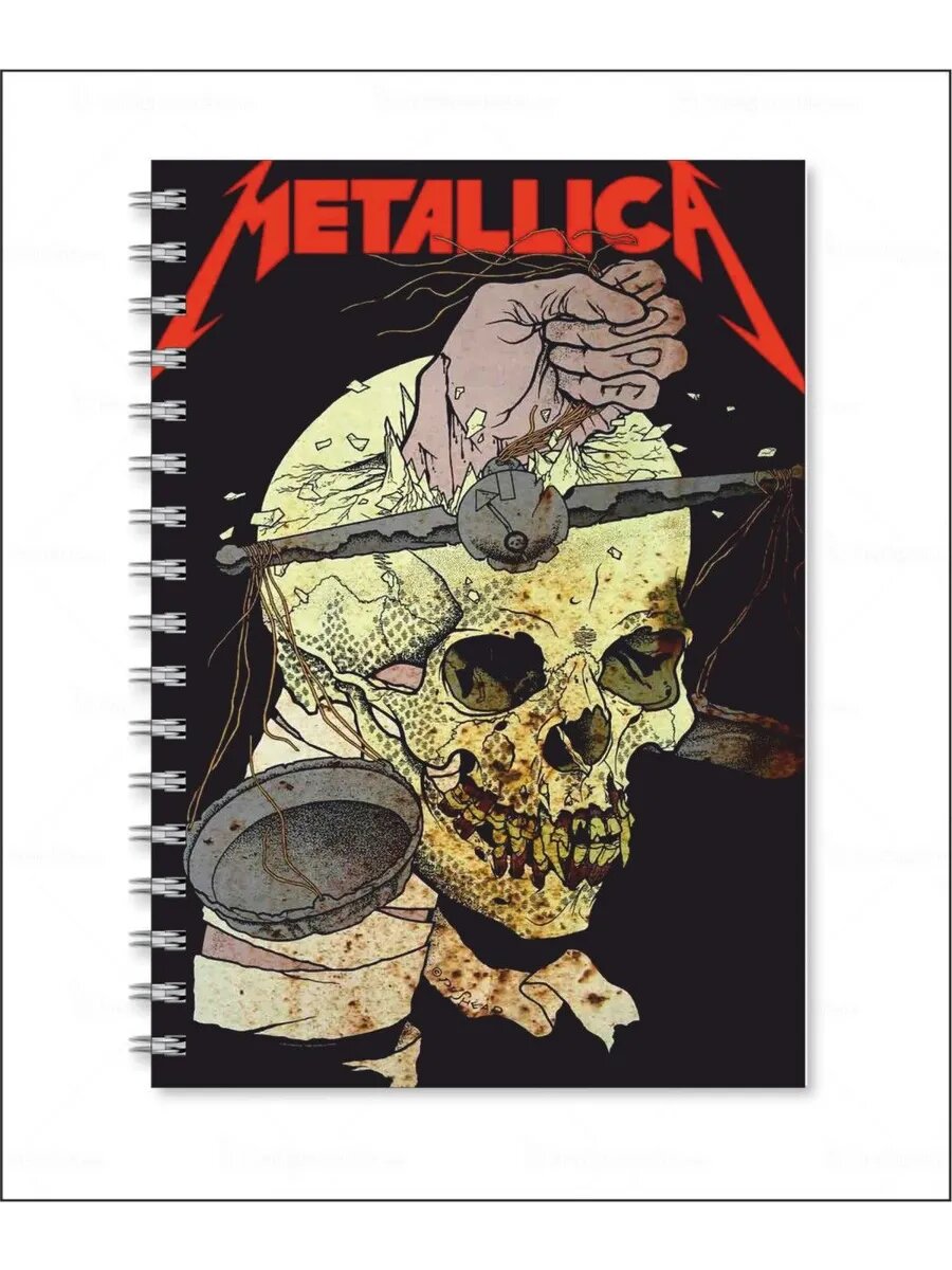 Тетрадь Metallica - Металлика