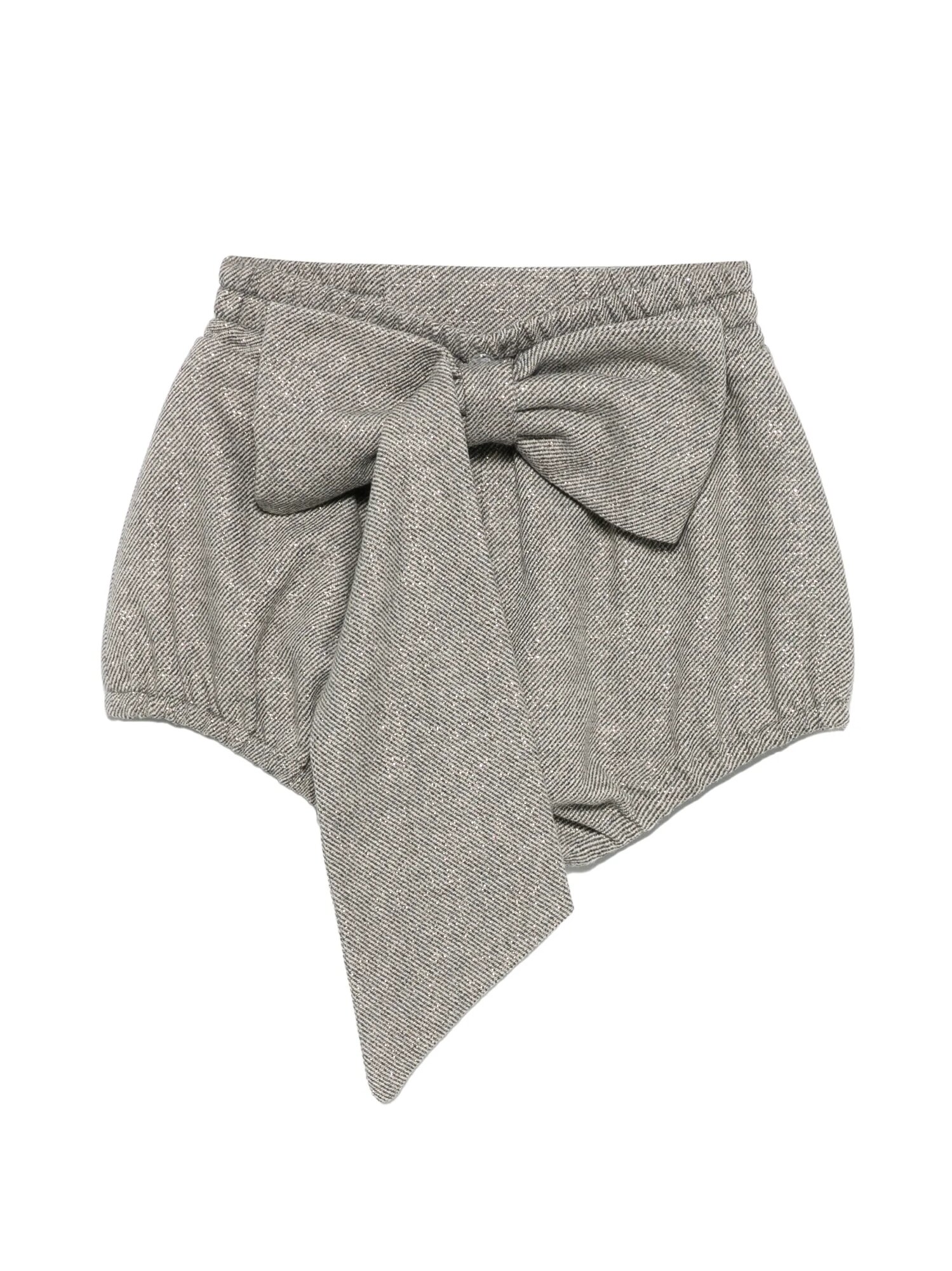 Шорты DOUUOD Kids Bow-detail shorts, размер 8 лет, серый — фото 1