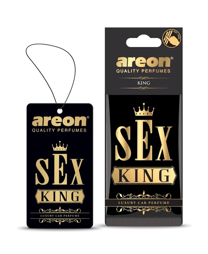 Ароматизатор подвесной Areon 704-ASK-01-ЧЗБ Sex King