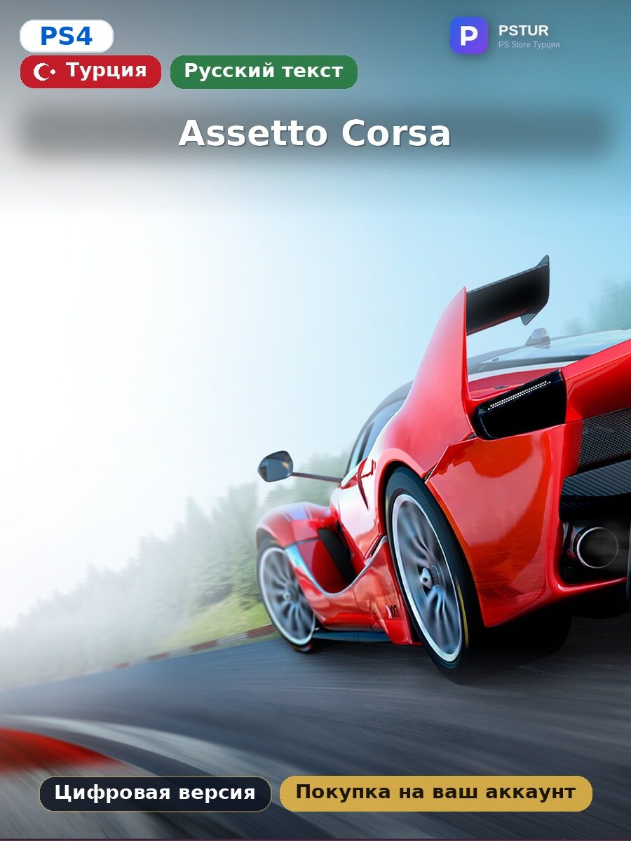 Assetto Corsa PS4 — PlayStation Store Турция, цифровая версия