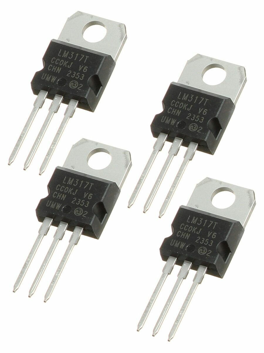 Микросхема LM317T TO-220 UMW (упаковка 4шт)