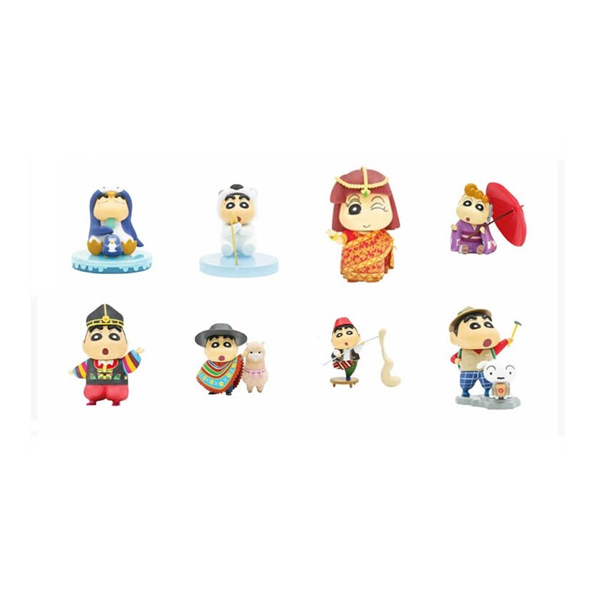 52TOYS Карандаш SHIN Chan Основные персонажи Глобальное путешествие 3 Милый стиль Слепые коробки