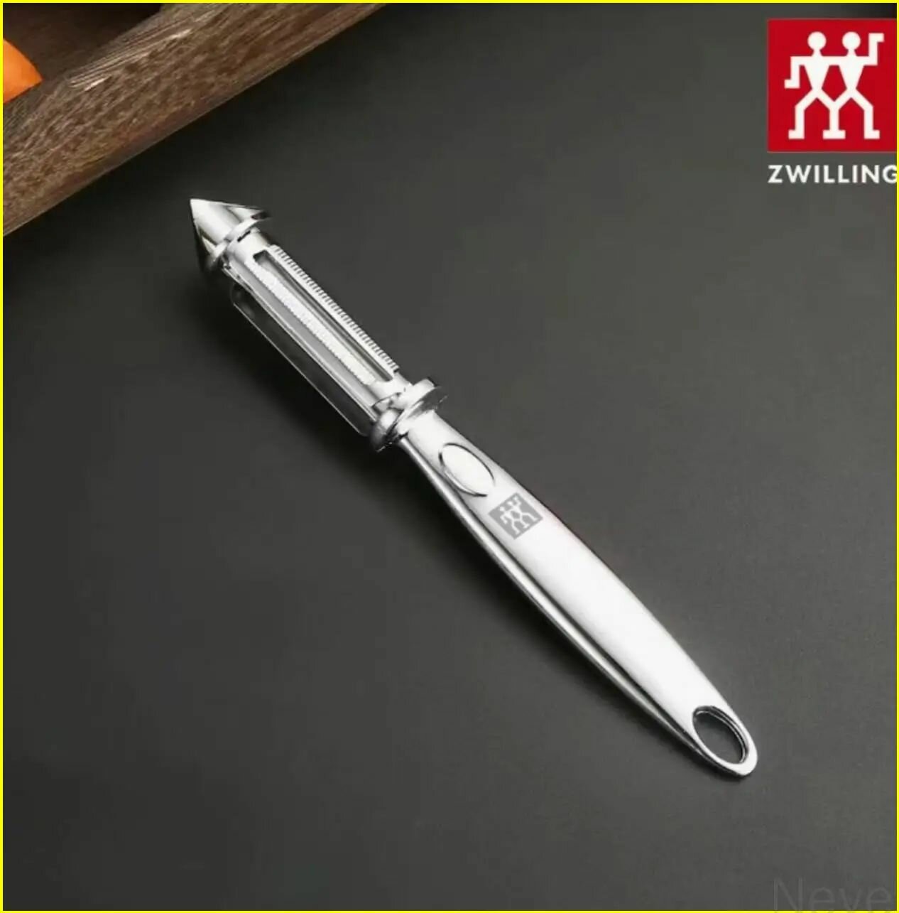 Нож для чистки ZWILLING из нержавеющей стали многофункциональный кухонный инструмент 3-в-1 для овощей, картофеля и фруктов