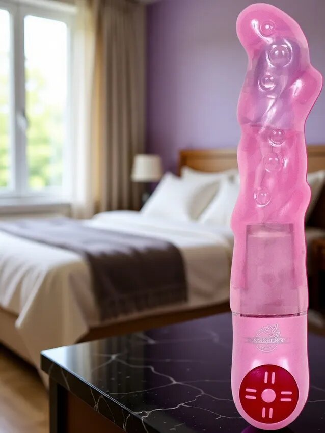 Вибратор Doc Johnson VIVID DREAMS LEXIE для точки G, розовый, силиконовый, 21 см