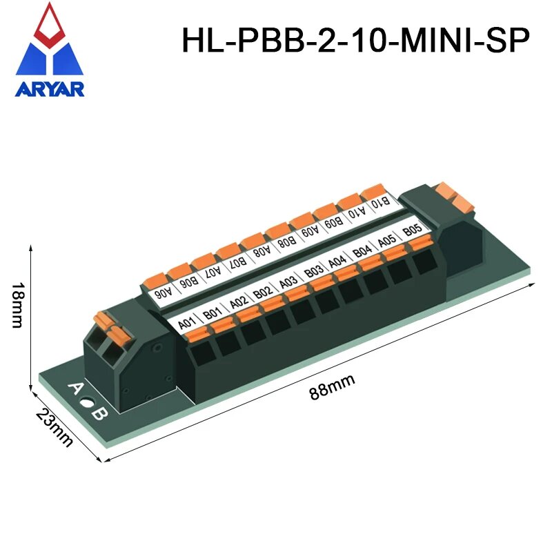 Распределительный модуль ARYAR HL-PBB-2-10-MINI-SP