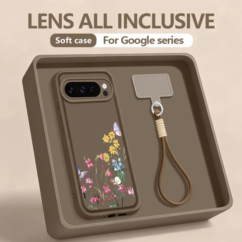 Чехол Google Pixel 9a, Кофе, с подвеской