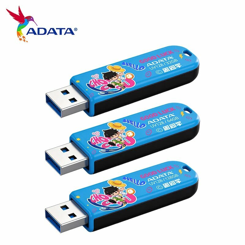 ADATA UV128 флешка USB 3.2 64GB 32GB 128GB 32 ГБ