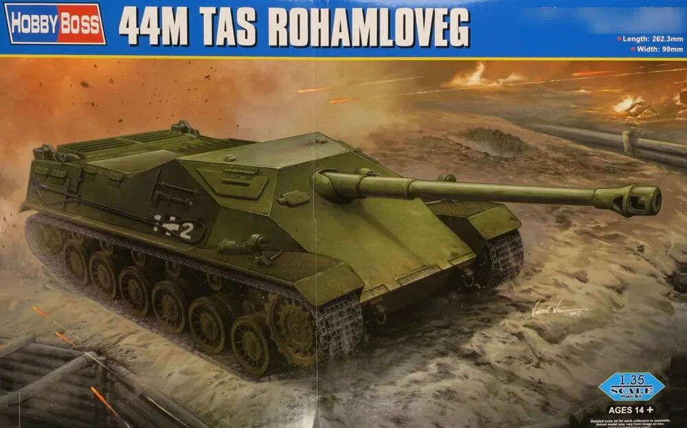 HOBBYBOSS 83898 1/35 Вторая мировая война 44M TAS Rohamloveg Рохамловег Сонг сборная модель танка