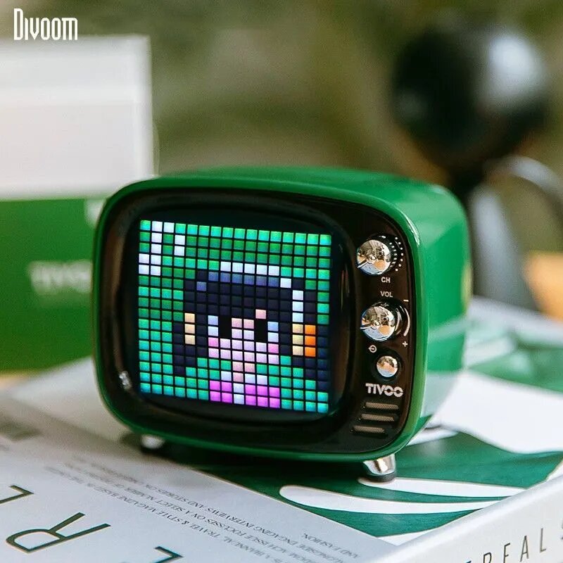 Divoom TIVOO телевизор TV Беспроводной Bluetooth динамик Зелёный