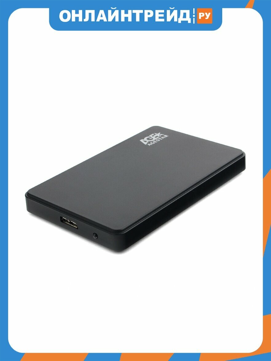 Внешний корпус для HDD 2.5" Agestar 3UB2P2 пластик черный