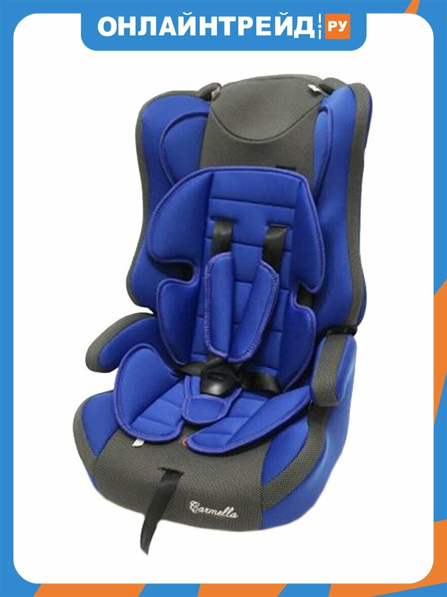 Автокресло Carmella 513 RF группа 1+2+3 9-36кг 10 deep blue-black dot