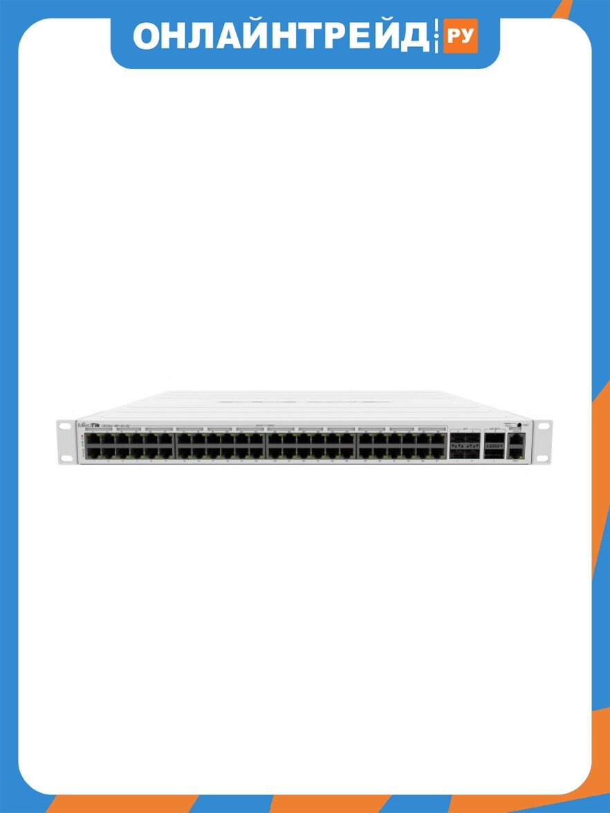 Коммутатор Mikrotik CRS354-48P-4S+2Q+RM