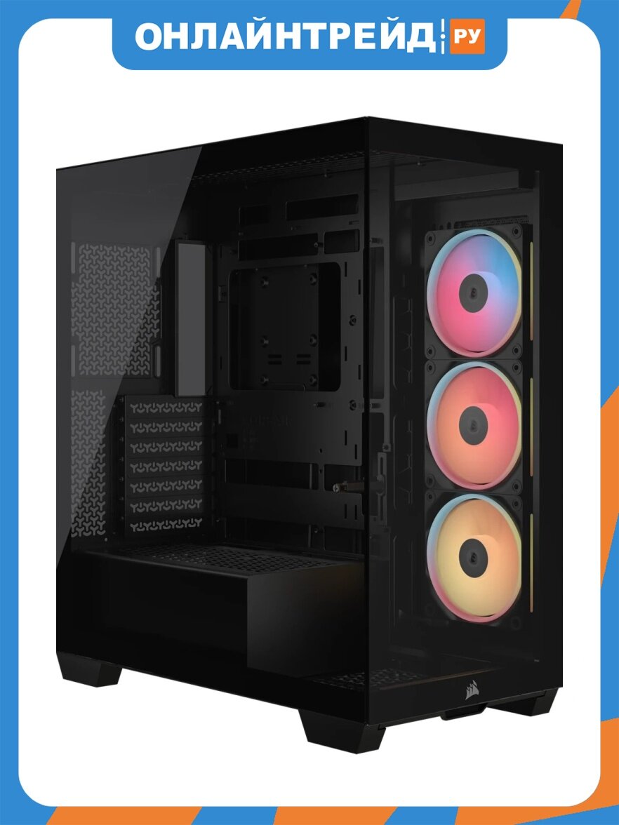Корпус Corsair Case 3500X LX-R RGB iCUE LINK, черный