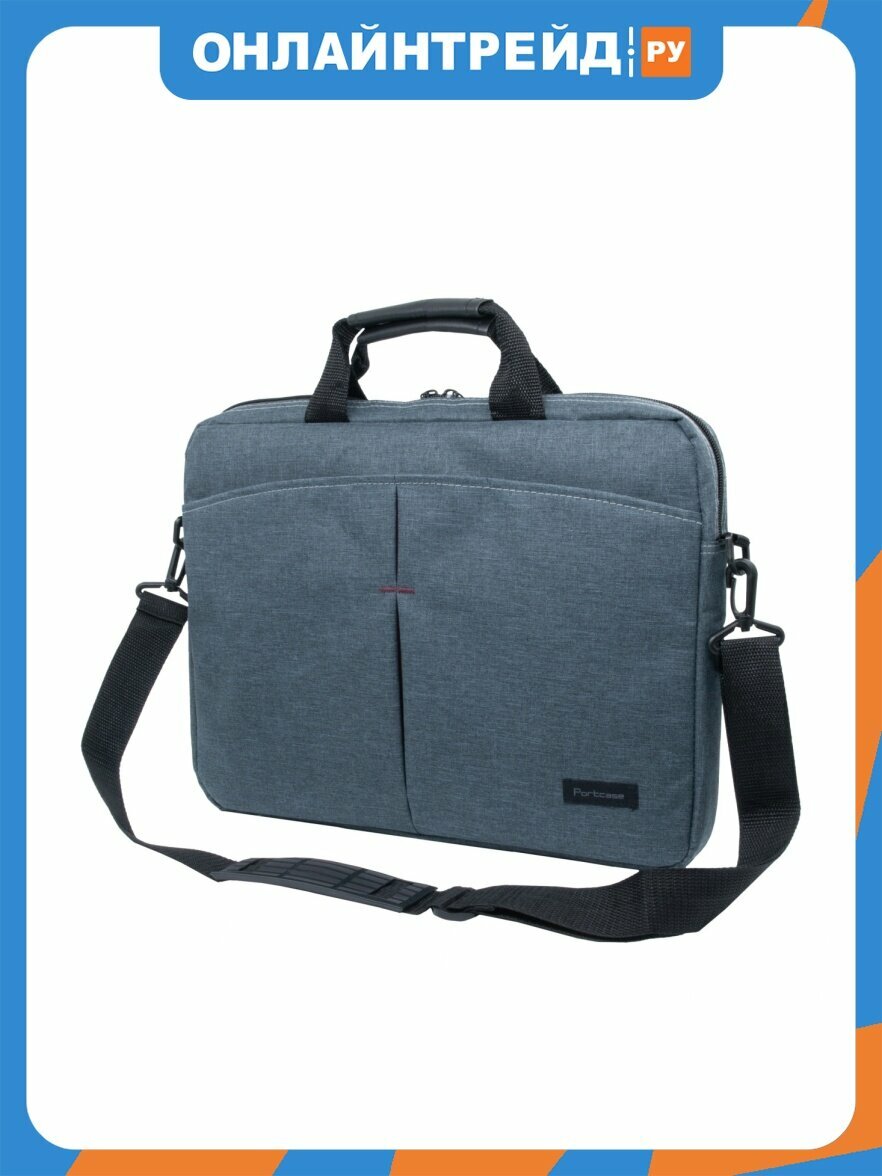 Сумка для ноутбука Portcase 15,6" KCB-162 Grey