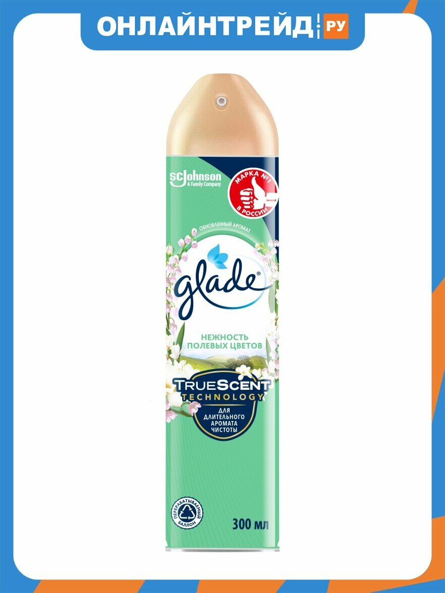 Освежитель воздуха Glade Нежность полевых цветов, 300 мл