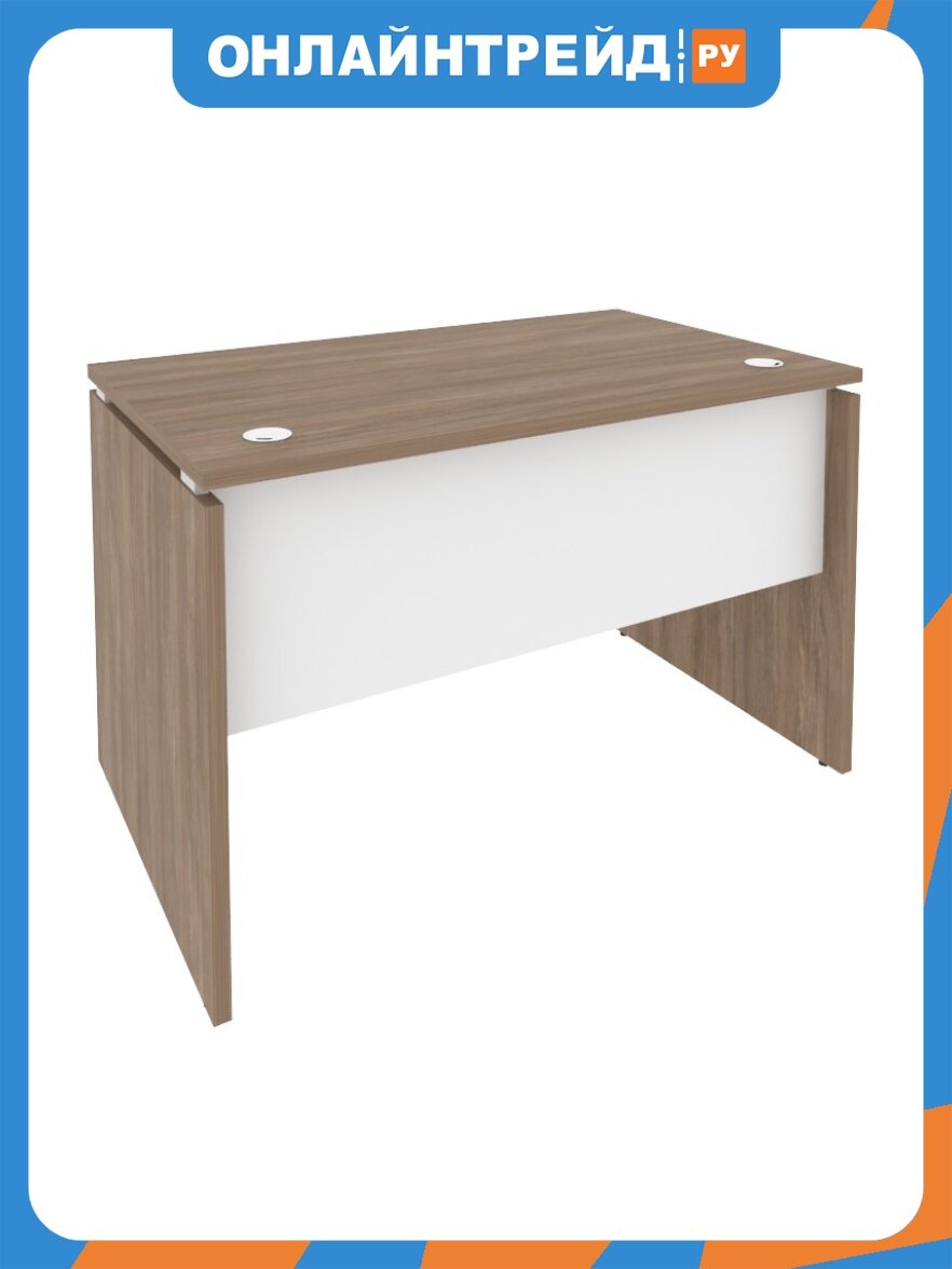 Стол письменный Riva CHAIR O. SP-2.7 Дуб аризона/Белый бриллиант 1180*720*750 Onix