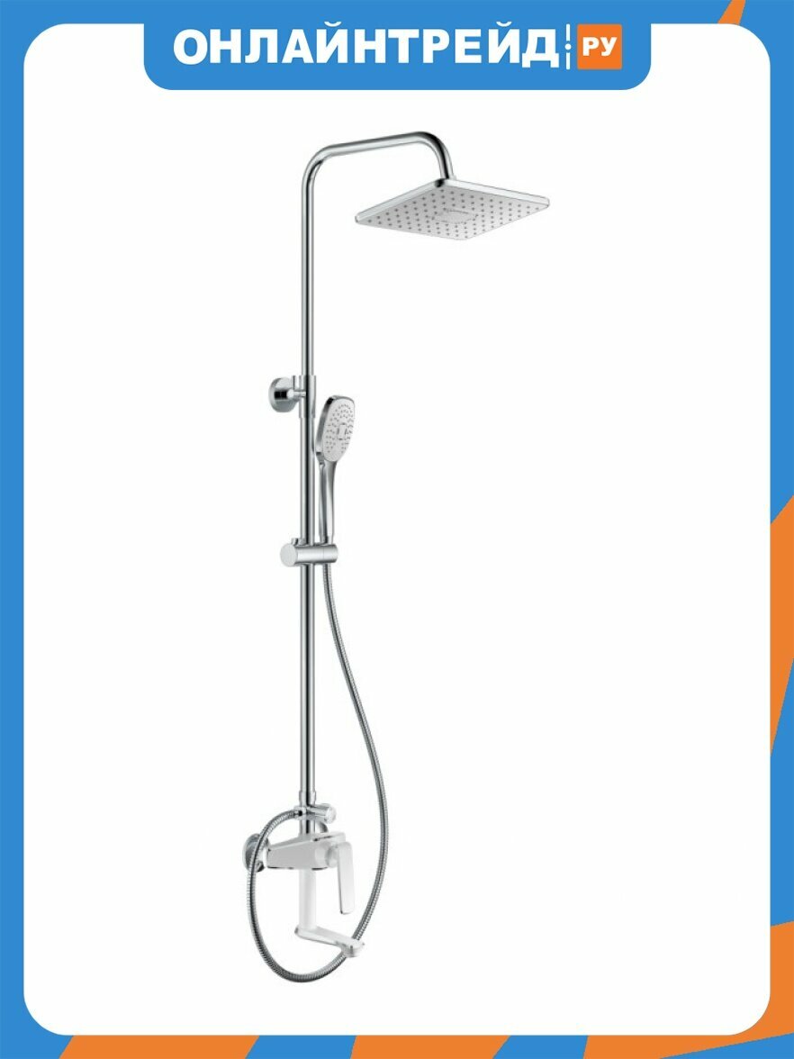 Душевая система Haiba 35k HB24548-8 белый/хром