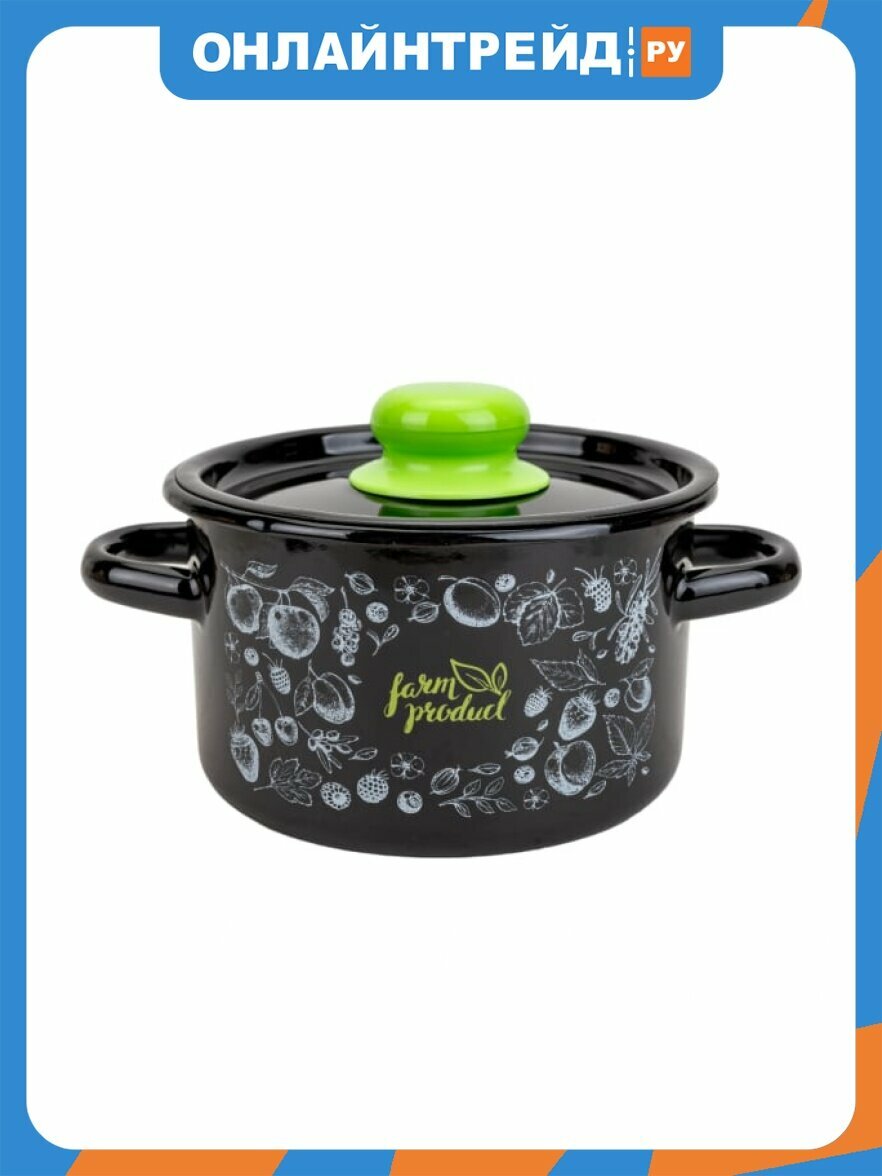 Кастрюля Appetite Berry 1,5л 1с15с/1