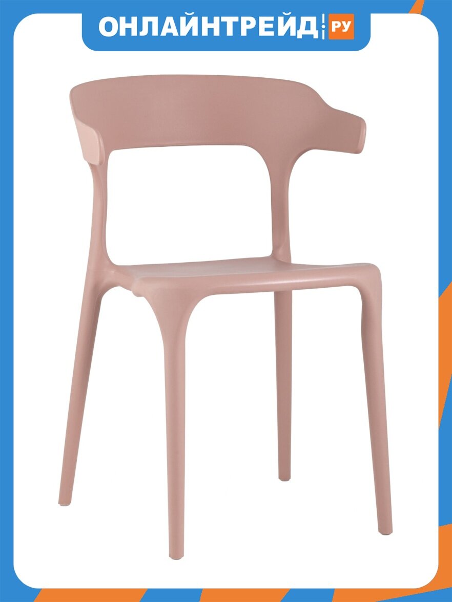 Стул обеденный Stool Group Neo, пластик пыльно-розовый