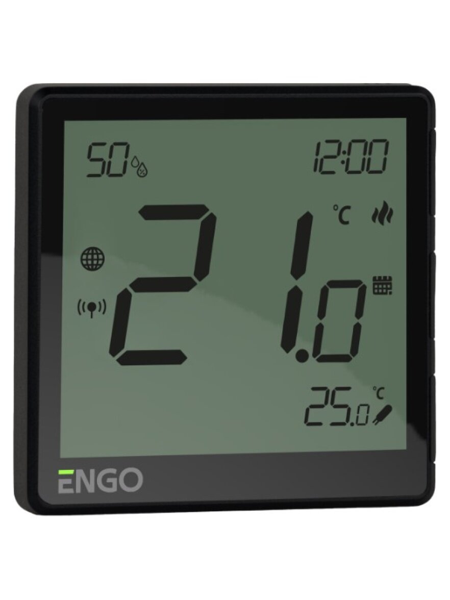 Терморегулятор Salus Controls ENGO EONE230B, с модулем Zigbee, черный — фото 1