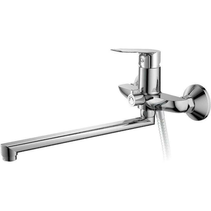 Смеситель для ванны Haiba HB506 HB22506 хром, универсальный, рычажное управление, латунь