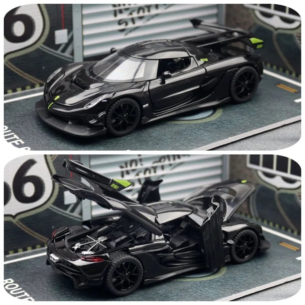 DIECAST CAR 1/32 Коллекционная металлическая машина Koenigsegg JESKO