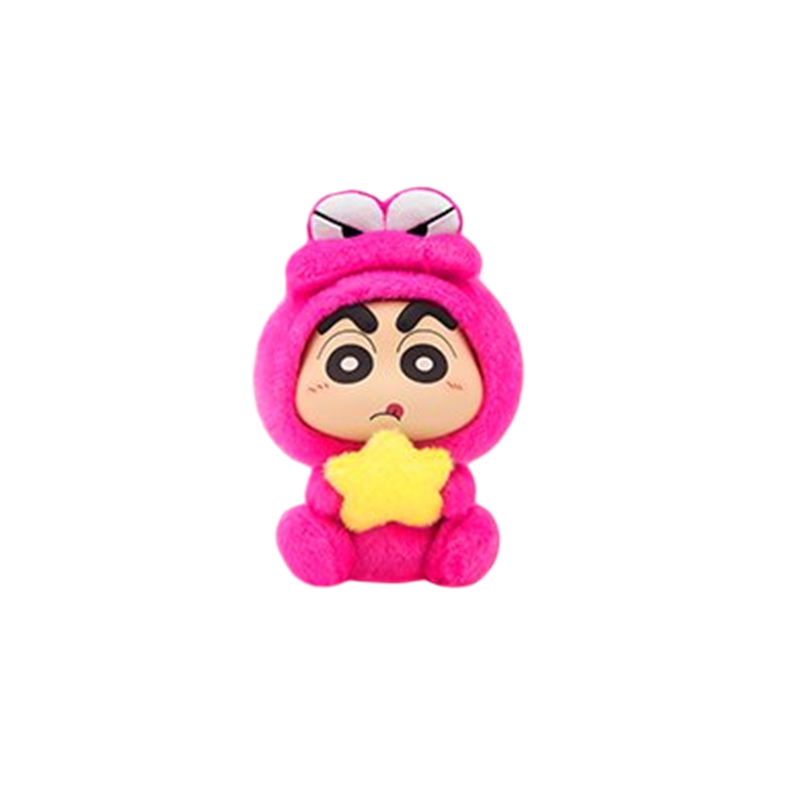 Виниловые плюшевые куклы унисекс Spiritual Creations Fantasy Xiaoxin Vol.1, Confirmed Style-Crocodile Mountain Shin-Chan (Open Detachable Pouch)