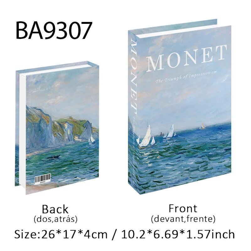 Декоративные книги "Звезда" серии Van Gogh Monet Picasso OPEN (Storage box), BA9307
