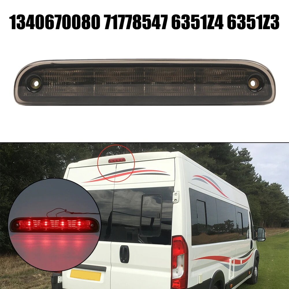 3-й стоп-сигнал черный для Fiat Ducato Boxer Relay 2007-2023