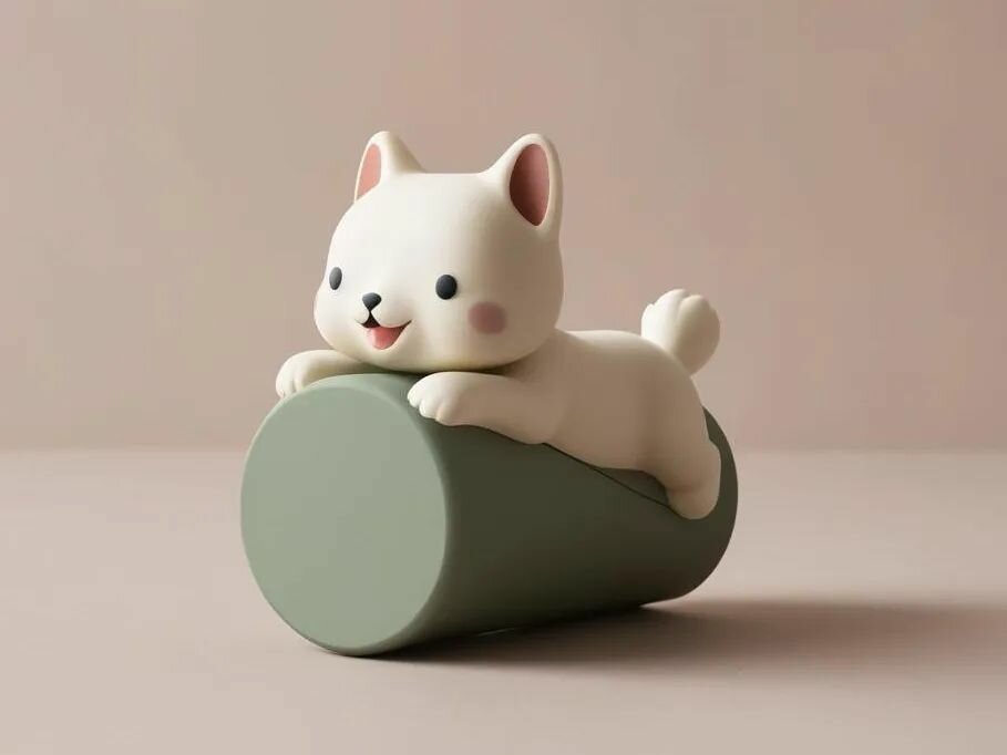 Кот мини фигурка статуэтка для декора дома милая детская