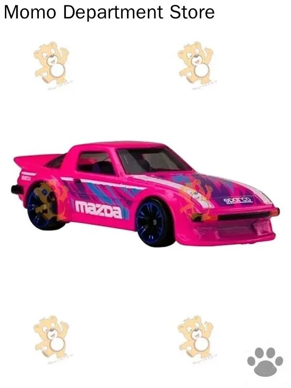 Модель автомобиля Hot Wheels Mazda RX-7 Neon Speeders 1/64 — фото 1