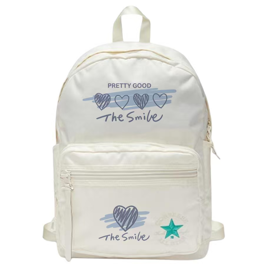 Рюкзак унисекс Converse Polyester Backpack Regular, молочный белый 1430803397