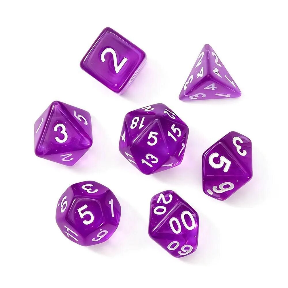 Набор игральных кубиков с мешочком для D&D, дайсы для ДНД