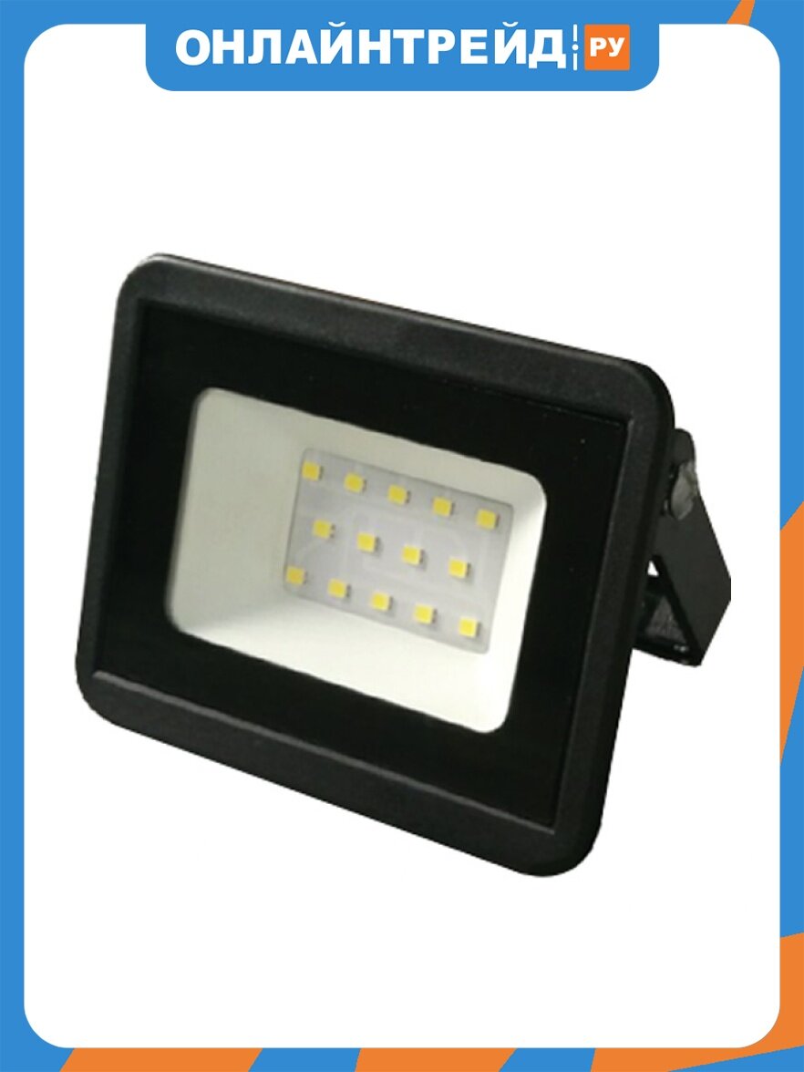 Прожектор Foton Lighting FL-LED Light-PAD 10W Plastic Black 4500К 850Лм 10Вт AC220-240В 113г