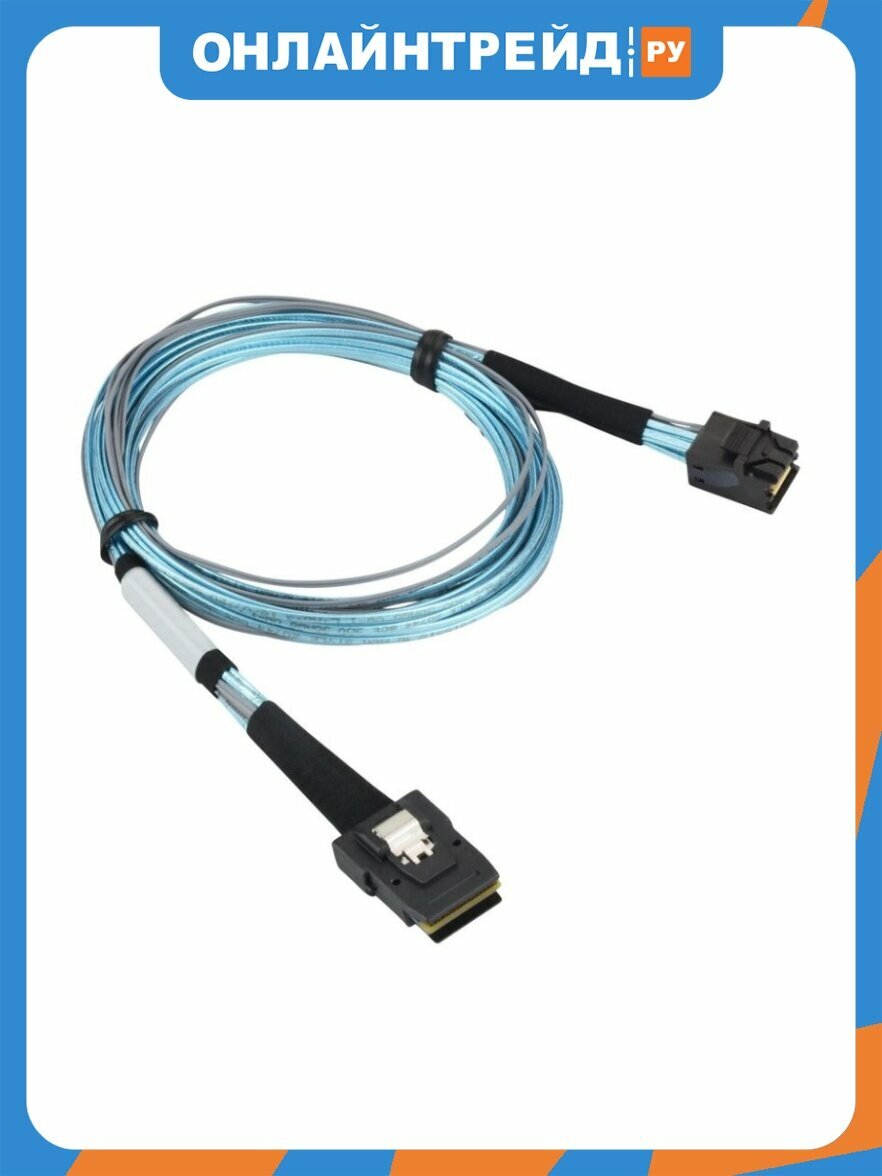 Кабель Gigabyte Cable miniSAS HD (SFF-8643) to SlimSAS x4 (SFF-8654) 800mm 25CFM-800821-A4R