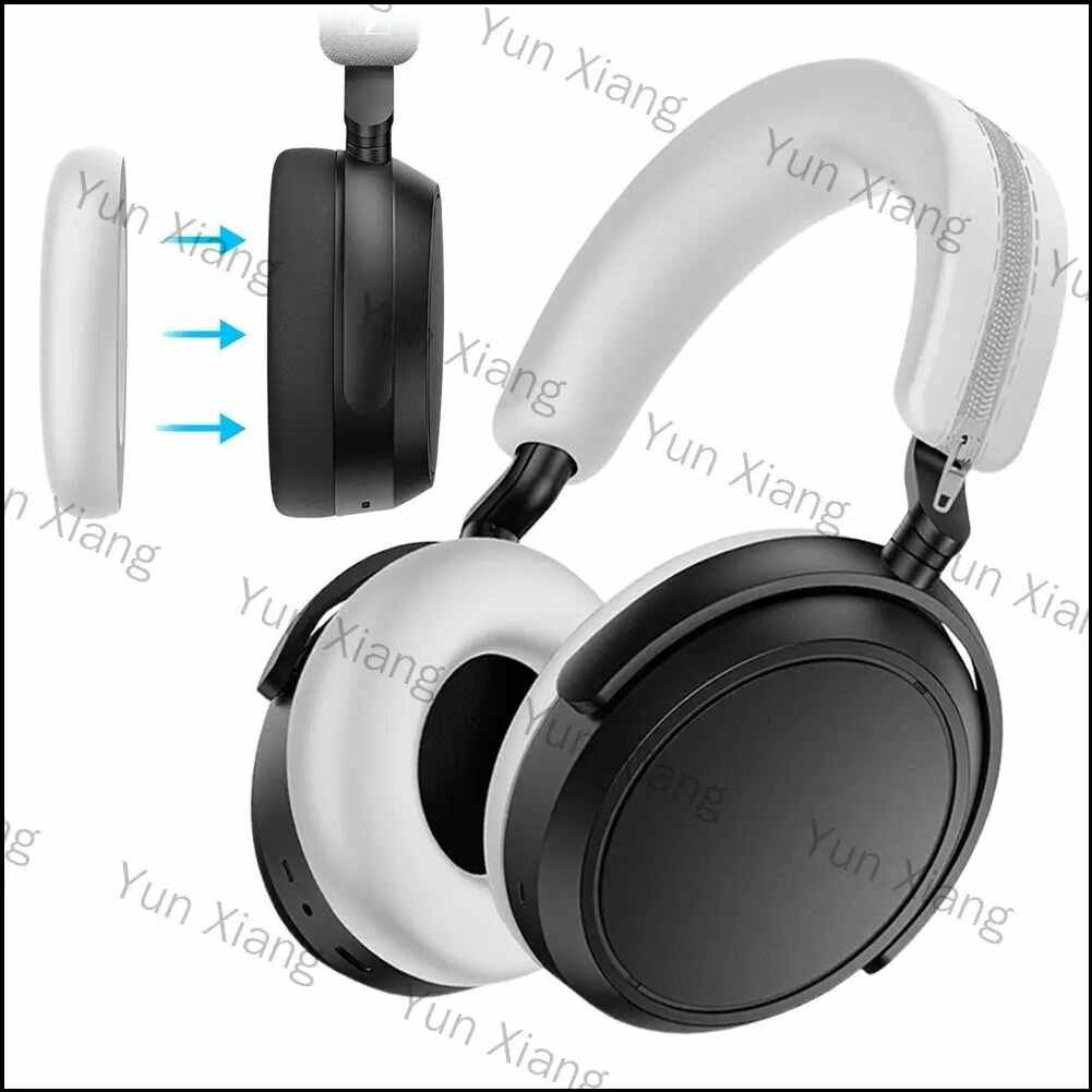 Силиконовый чехол для наушников Sennheiser MOMENTUM 4, серый, толщина 1 мм