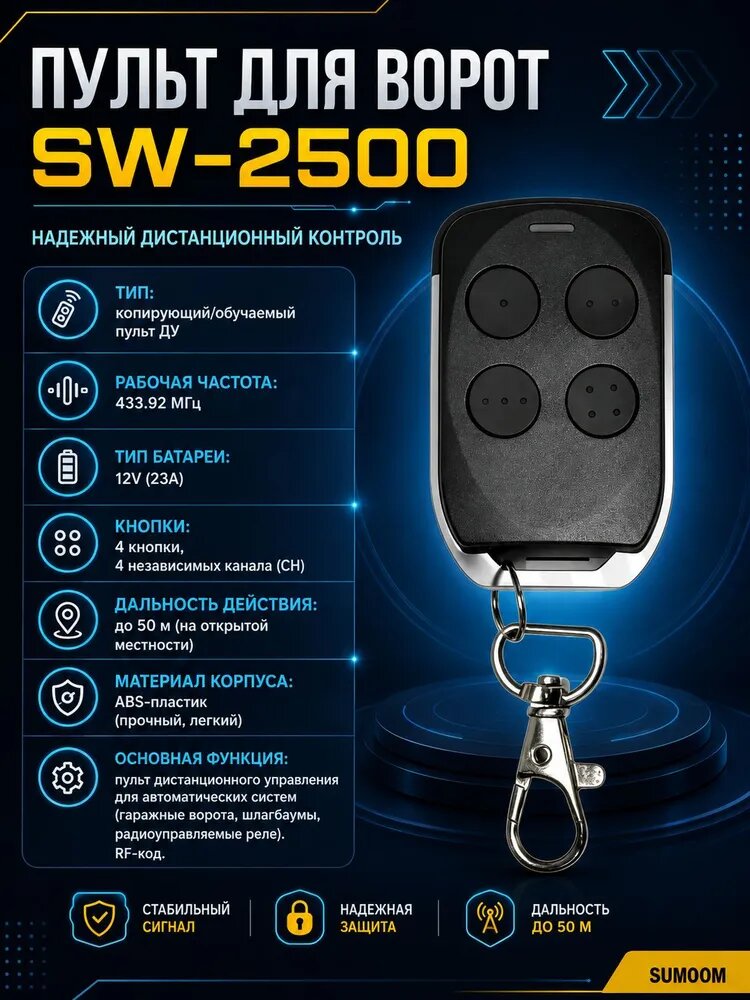 Пульт для ворот фурнитех SW2500