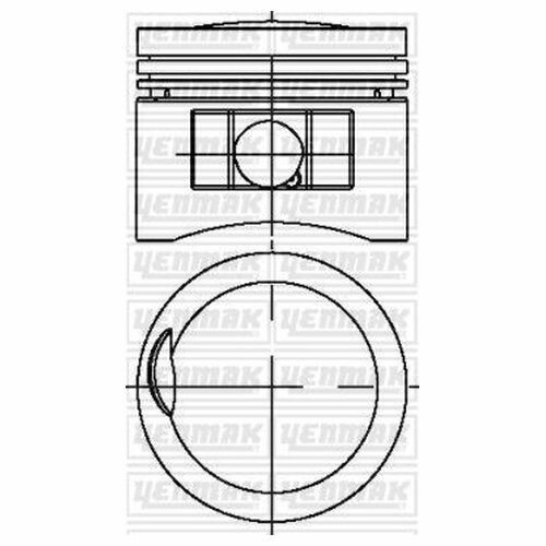 Поршень двс с кольцами Yenmak 3104691100 для Mercedes 190 (W201) W201, KOMBI TMODEL S124 S124, W124 W124