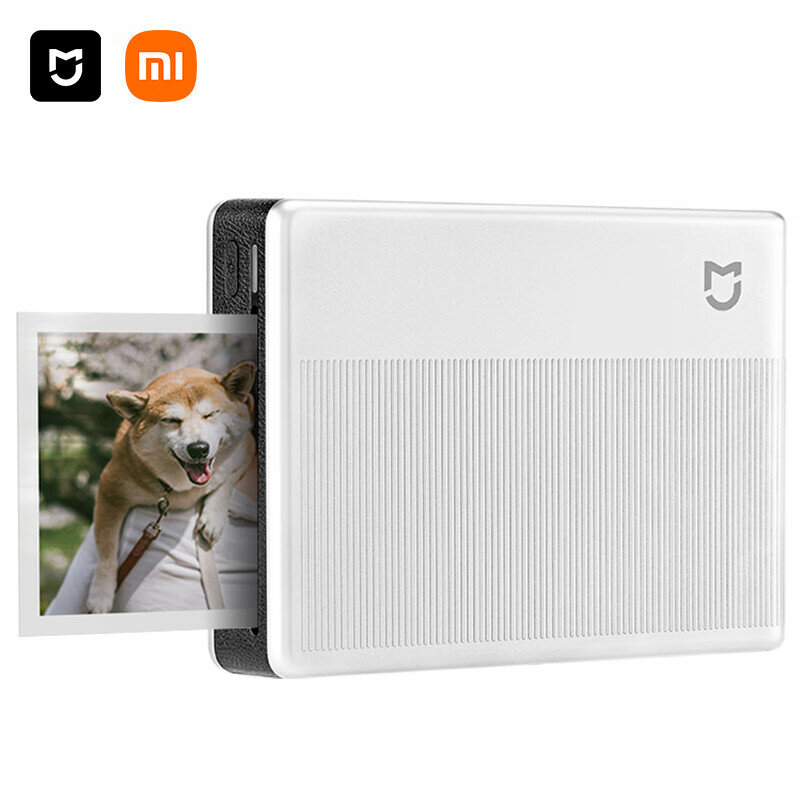 MI Mijia Pocket Photo Printer 1S AR-видео печать портативная моментальная камера Цвет：Mijia Pocket Photo Printer 1S