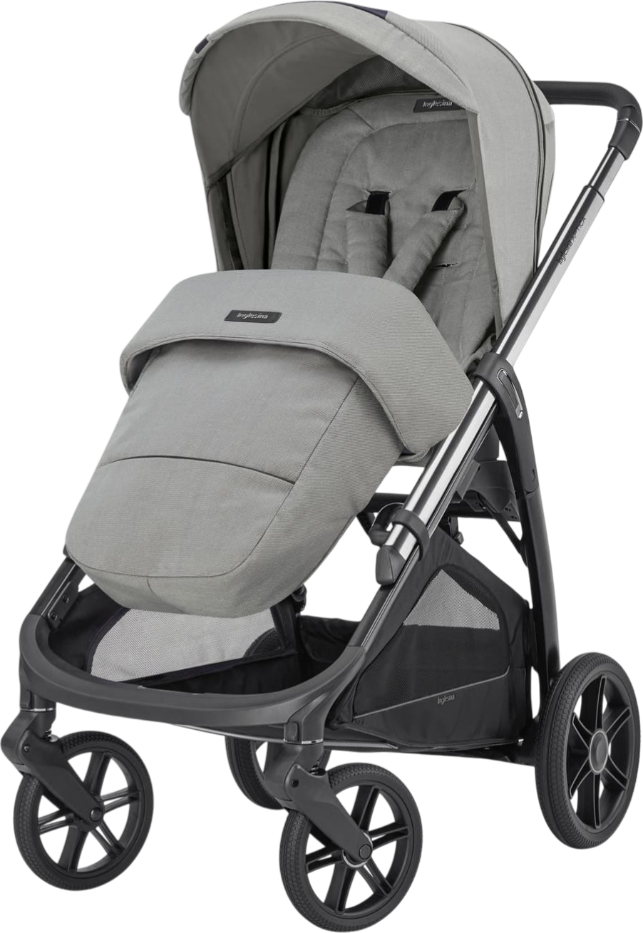 Прогулочная коляска Inglesina Aptica Satin Grey всесезонная для детей до 22 кг