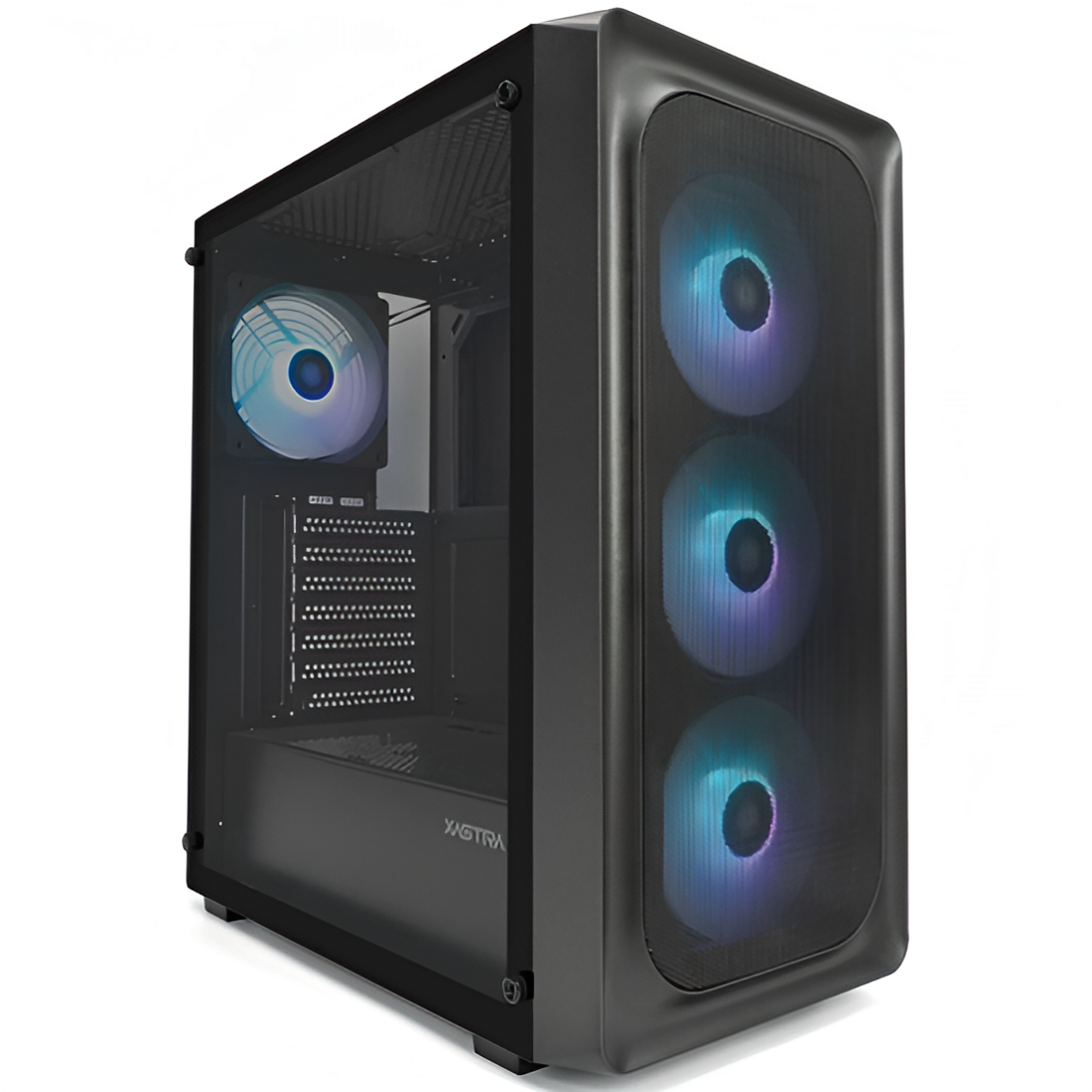 Корпус Midi-Tower XASTRA A407 ARGB TG Mesh, черный (A407-4FC12A)