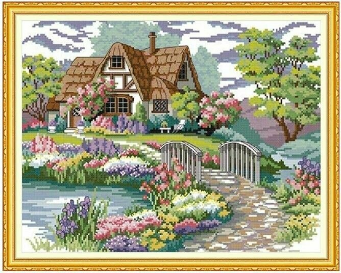 Набор для вышивки крестом30*40см,11CT картина для дома, подарок