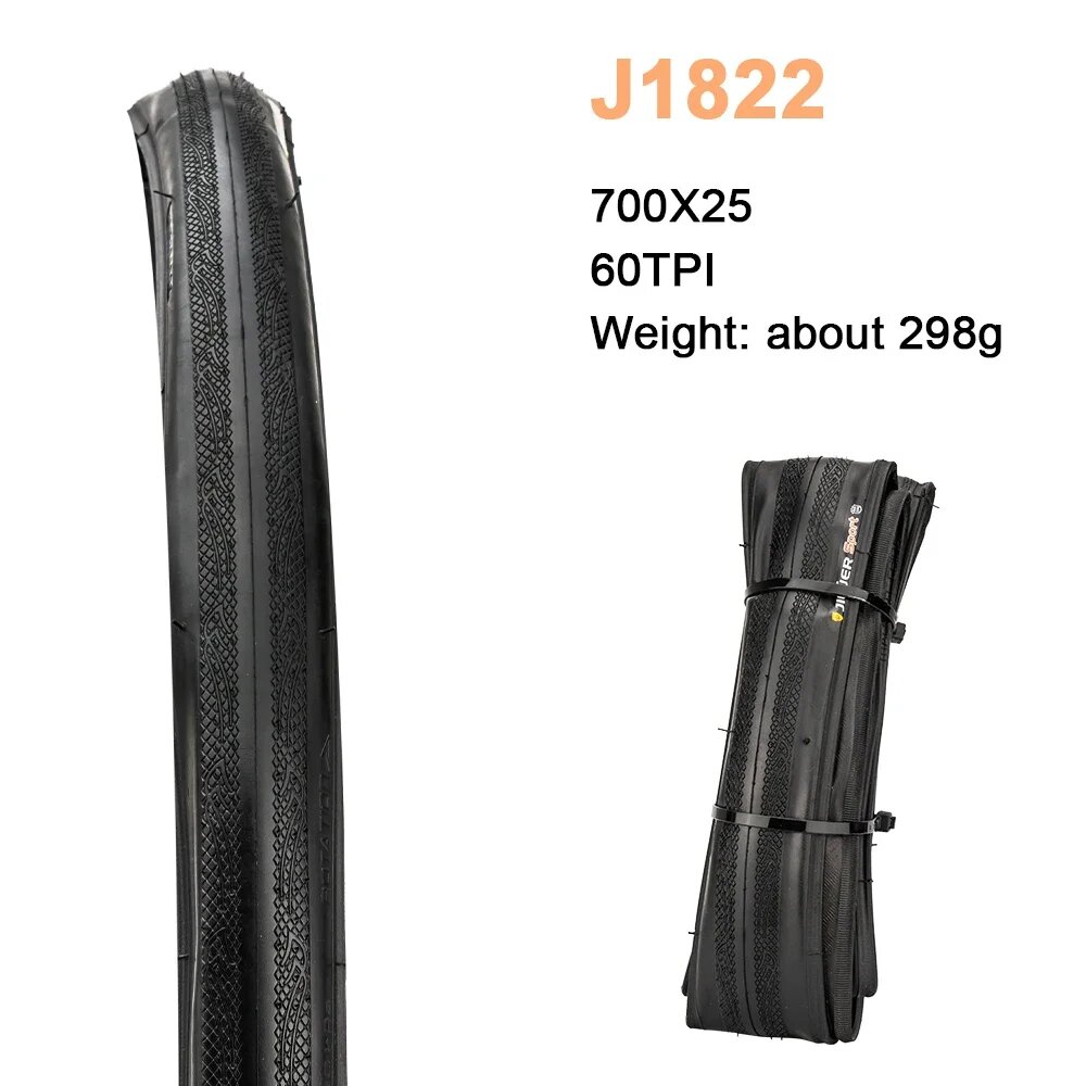 Шоссейная шина 700x25 J1822, 60TPI, черная