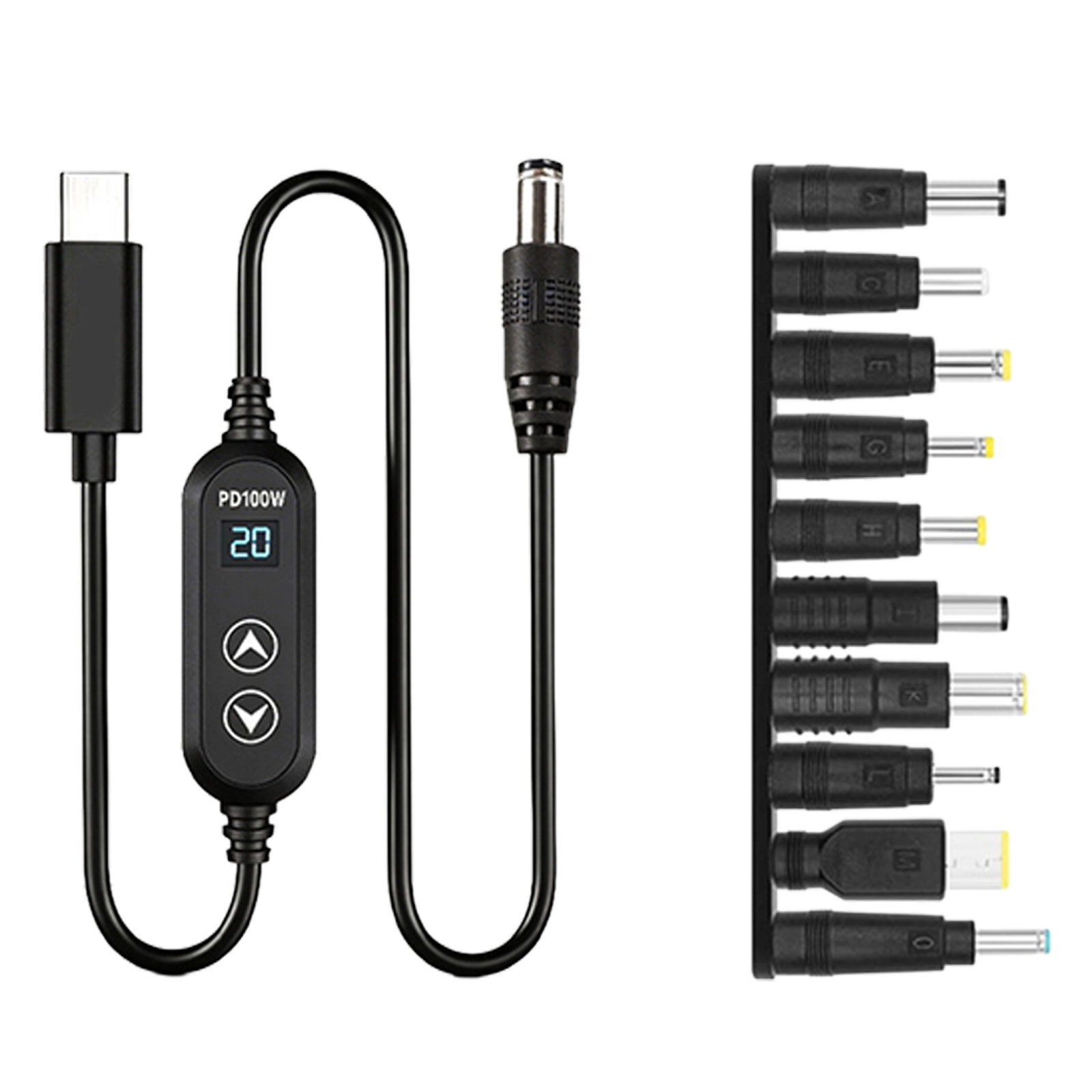 Кабель PD100W с цифровым дисплеем и регулируемым
