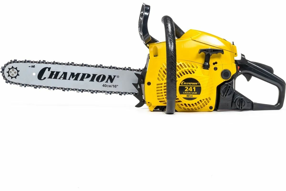 Бензопила цепная бензиновая CHAMPION 241-16"-3/8-1,3-56 (1,8кВт; 40см3; легкий старт; 4,7кг)