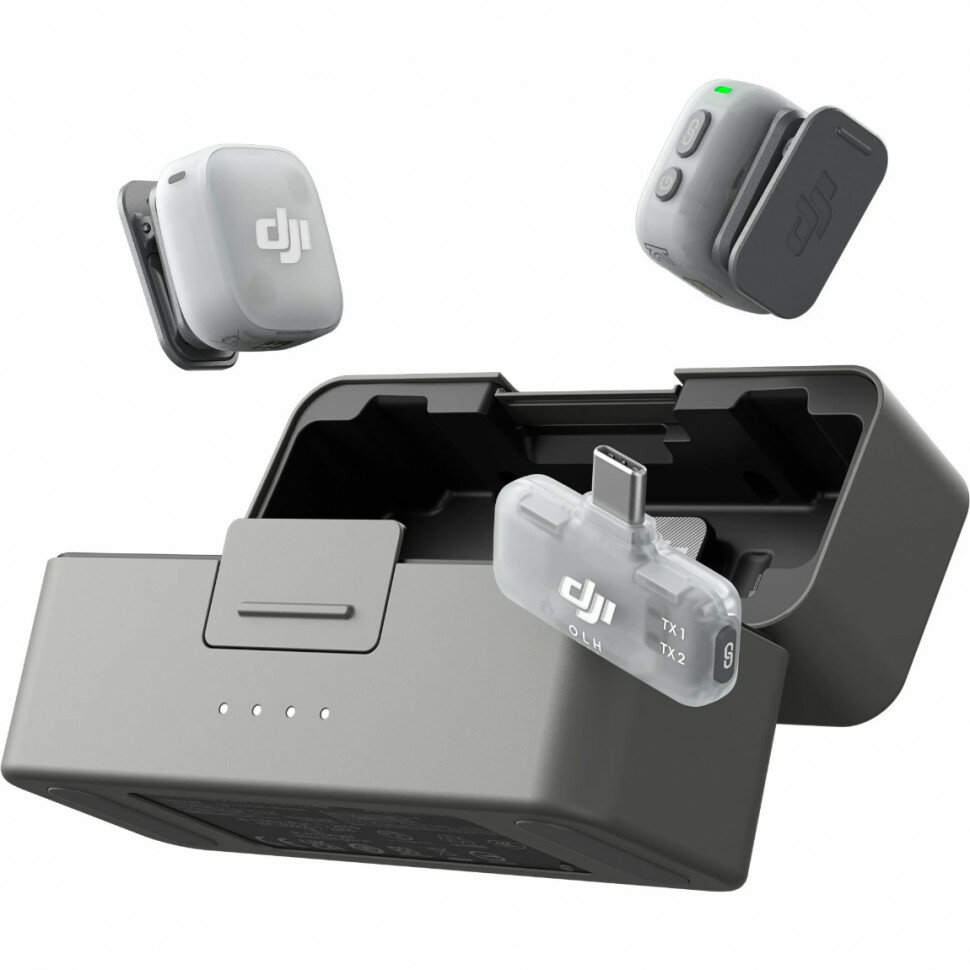 Микрофон DJI Mic Mini 2 (2 TX + 1 Mobile RX + Charging Case)