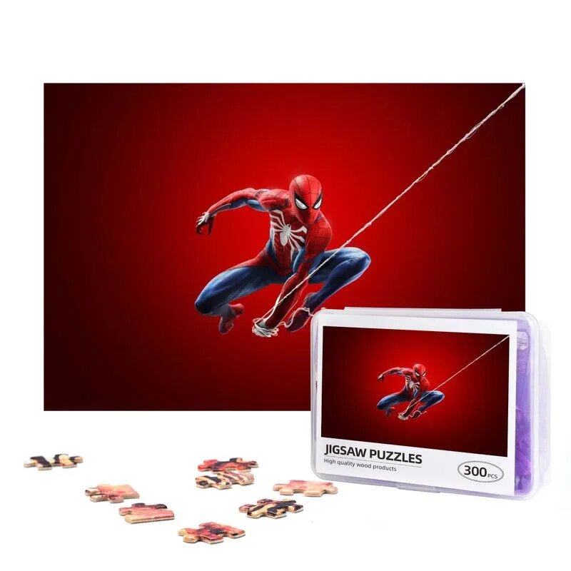 Spider-Man Деревянный пазл Марвел Деревянные пазлы Человек-паук Marvel